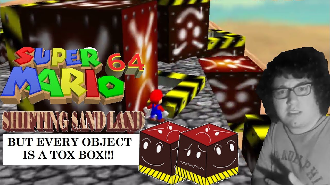 Super Mario 64: Shifting Sand Land but every object is a TOX BOX ...