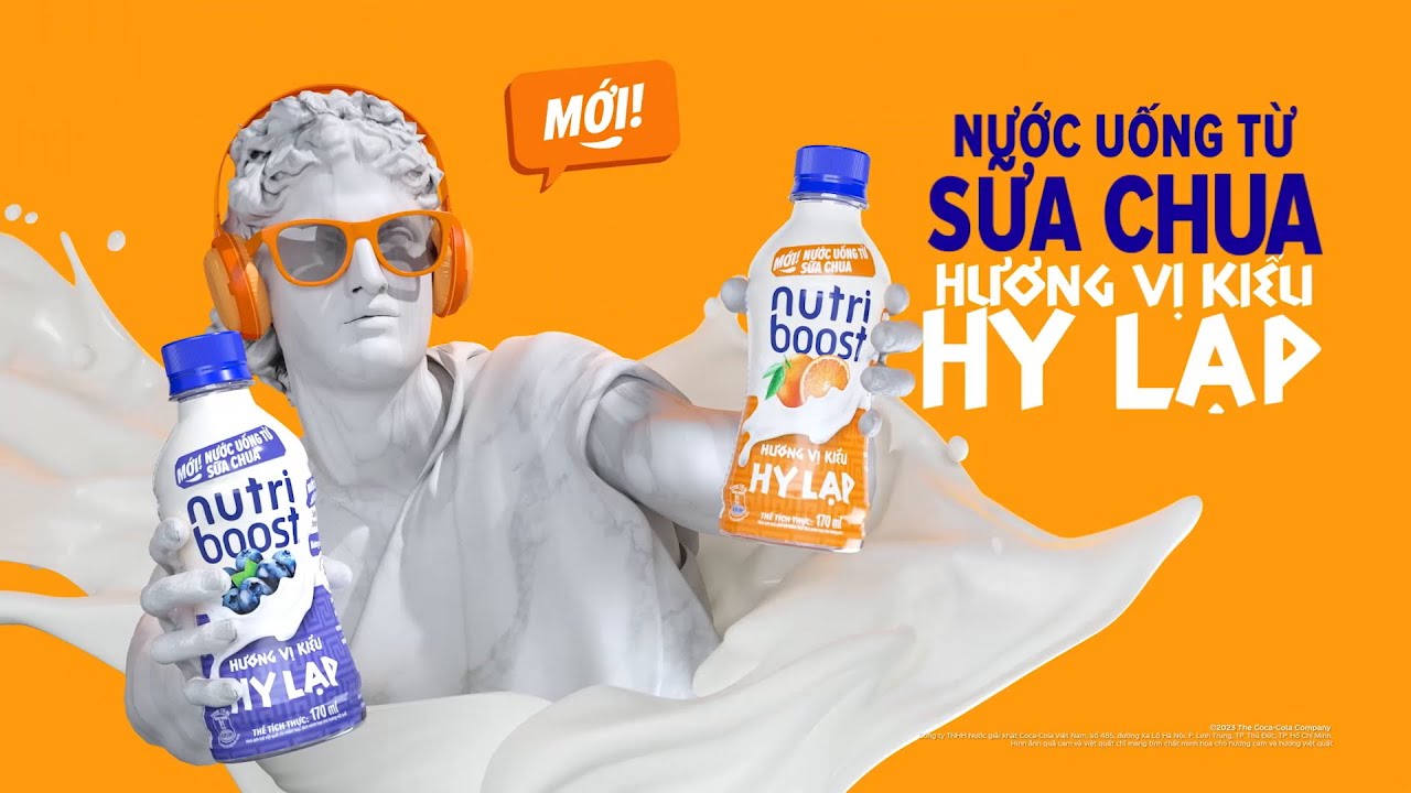 Nước uống từ sữa chua NUTRIBOOST hương vị Hy Lạp mới! - YouTube