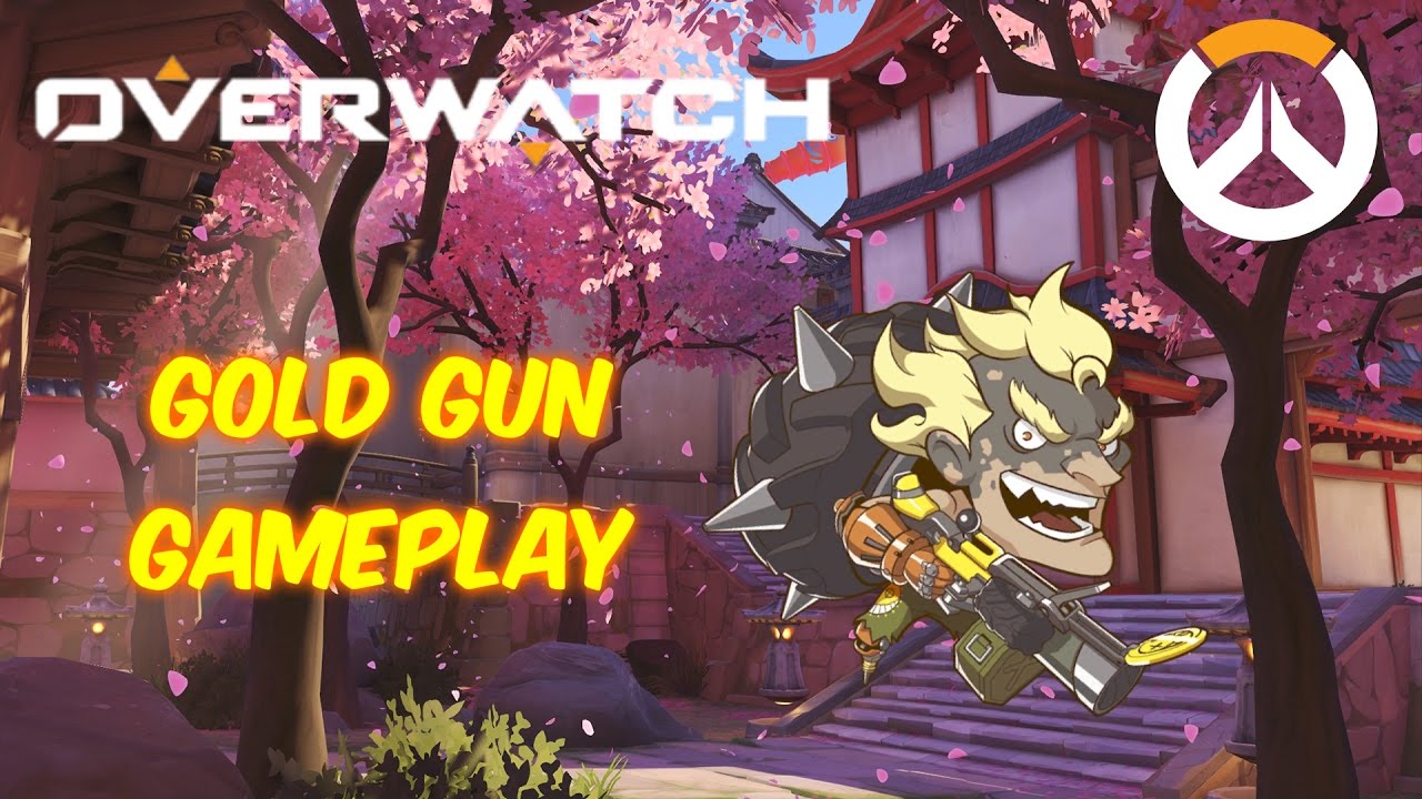 Overwatch PS4: GOLDEN GUN JUNKRAT GAMEPLAY ALL SKINS [Year 1] - YouTube