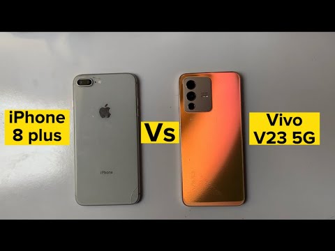 iPhone 8 Plus vs Vivo v23 5G speed test, iPhone 8 Plus pubg test, vivo ...