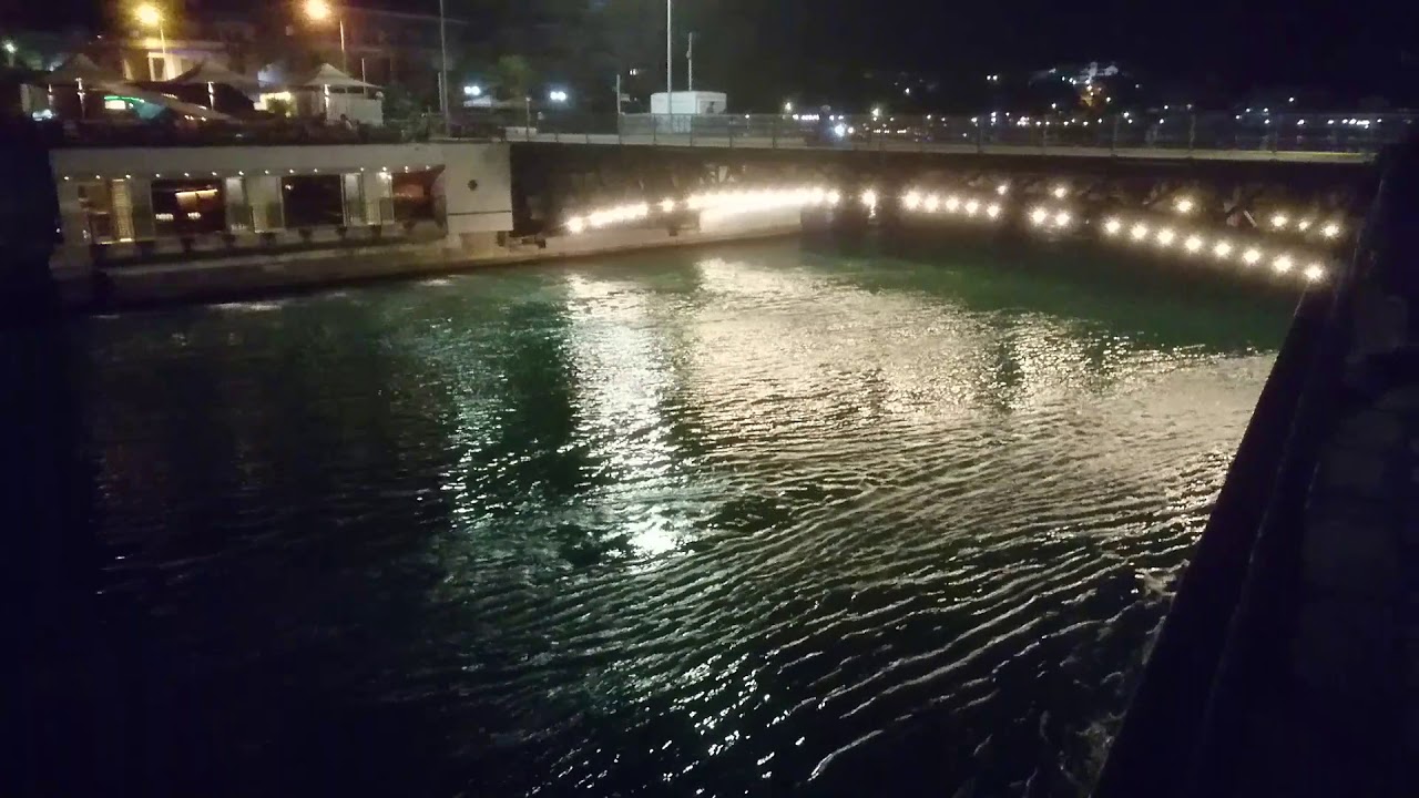 Chalkis draw bridge - YouTube