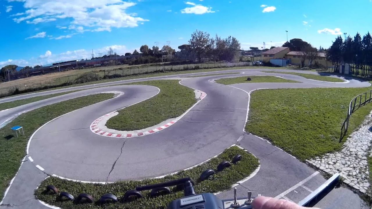 serpent 960 on road 1.8 rc. - YouTube