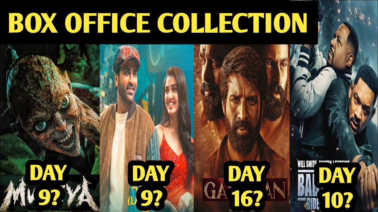 munjya day 9 vs bad boys ride or die vs manamey box office collection ...