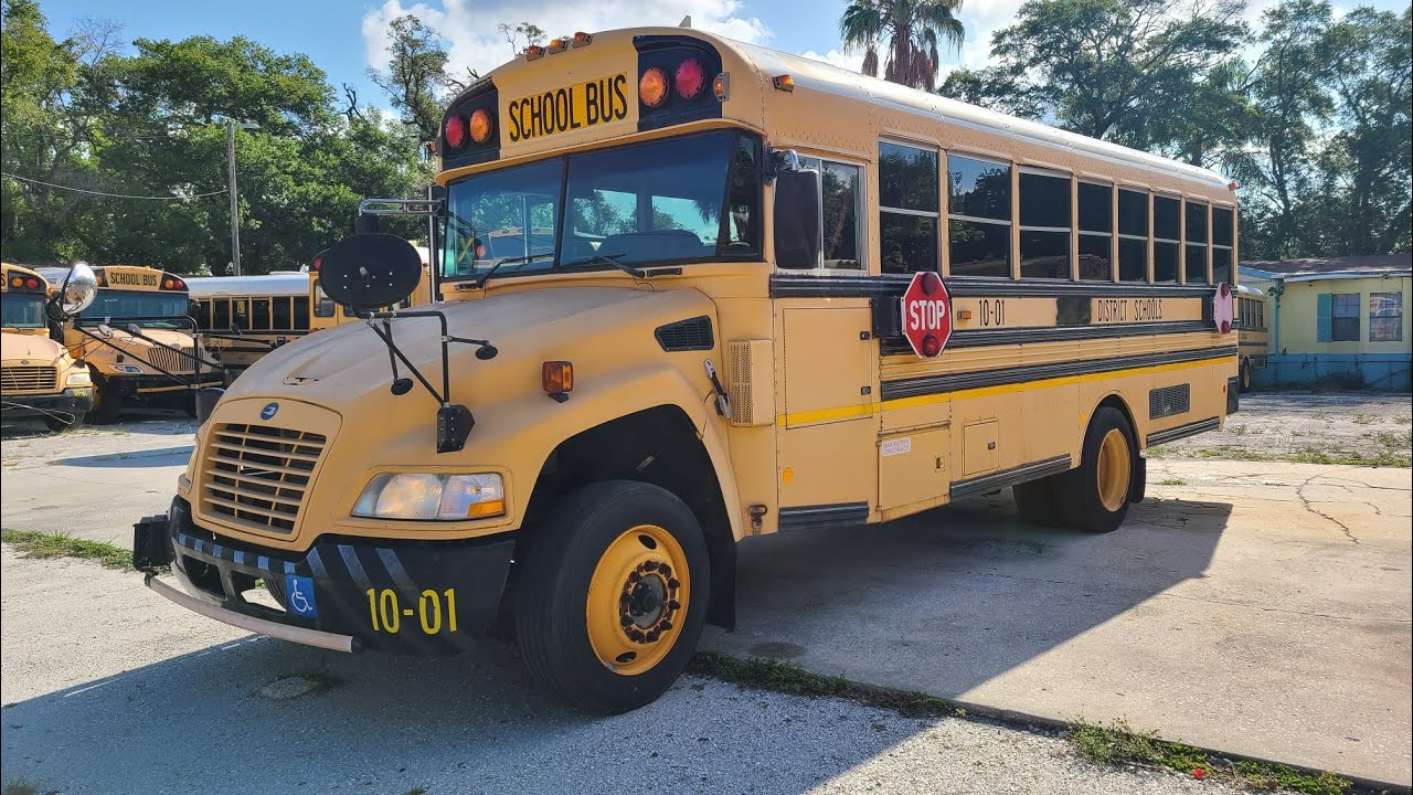 2011 Mid Size Blue Bird Vision School Bus - YouTube