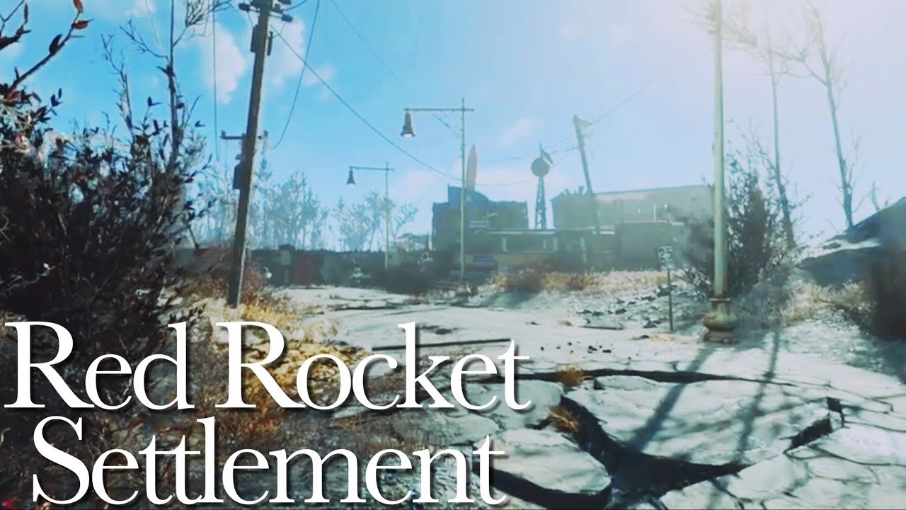 Fallout 4: Red Rocket Settlement - YouTube