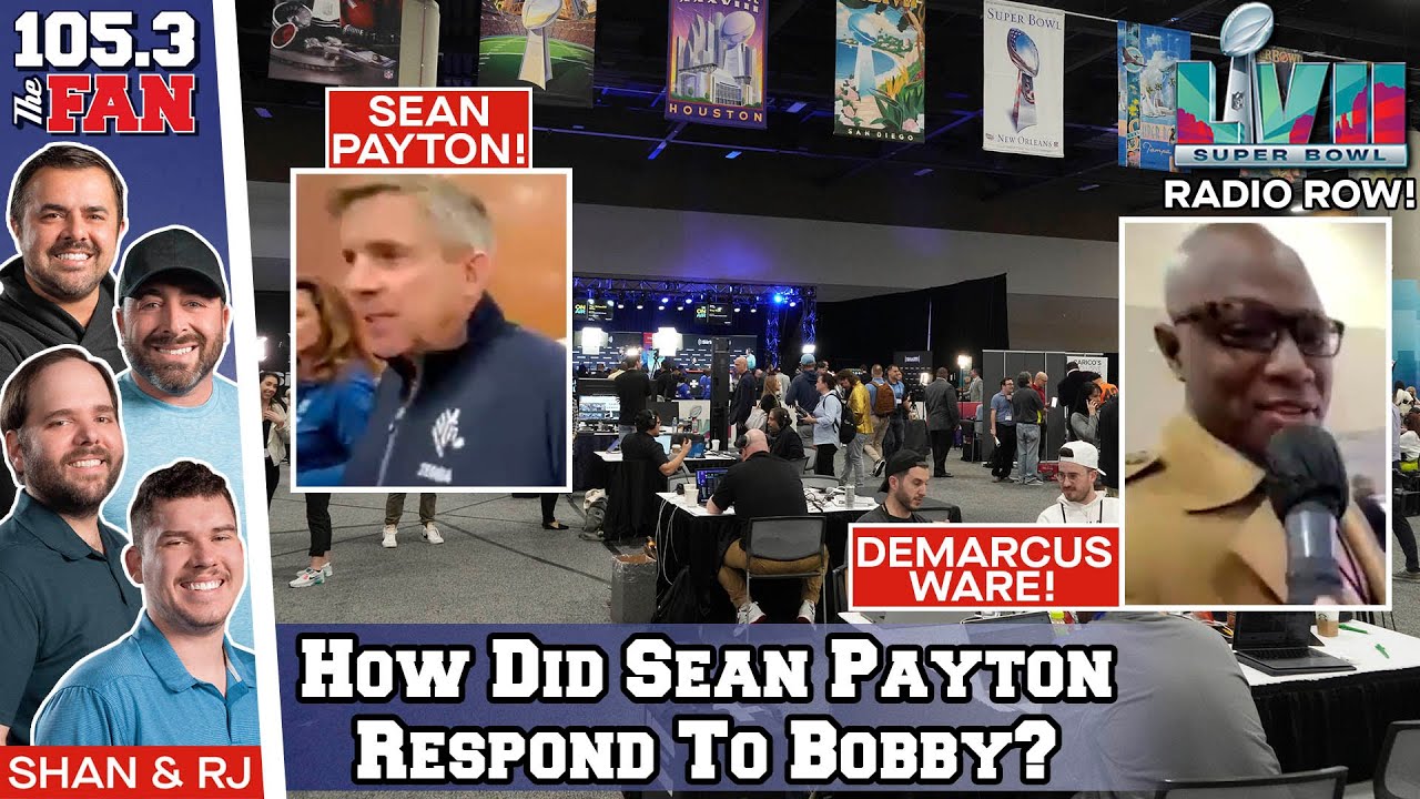 Bobby Belt Goes Wireless w: Sean Payton & D Ware LIVE At Radio Row ...