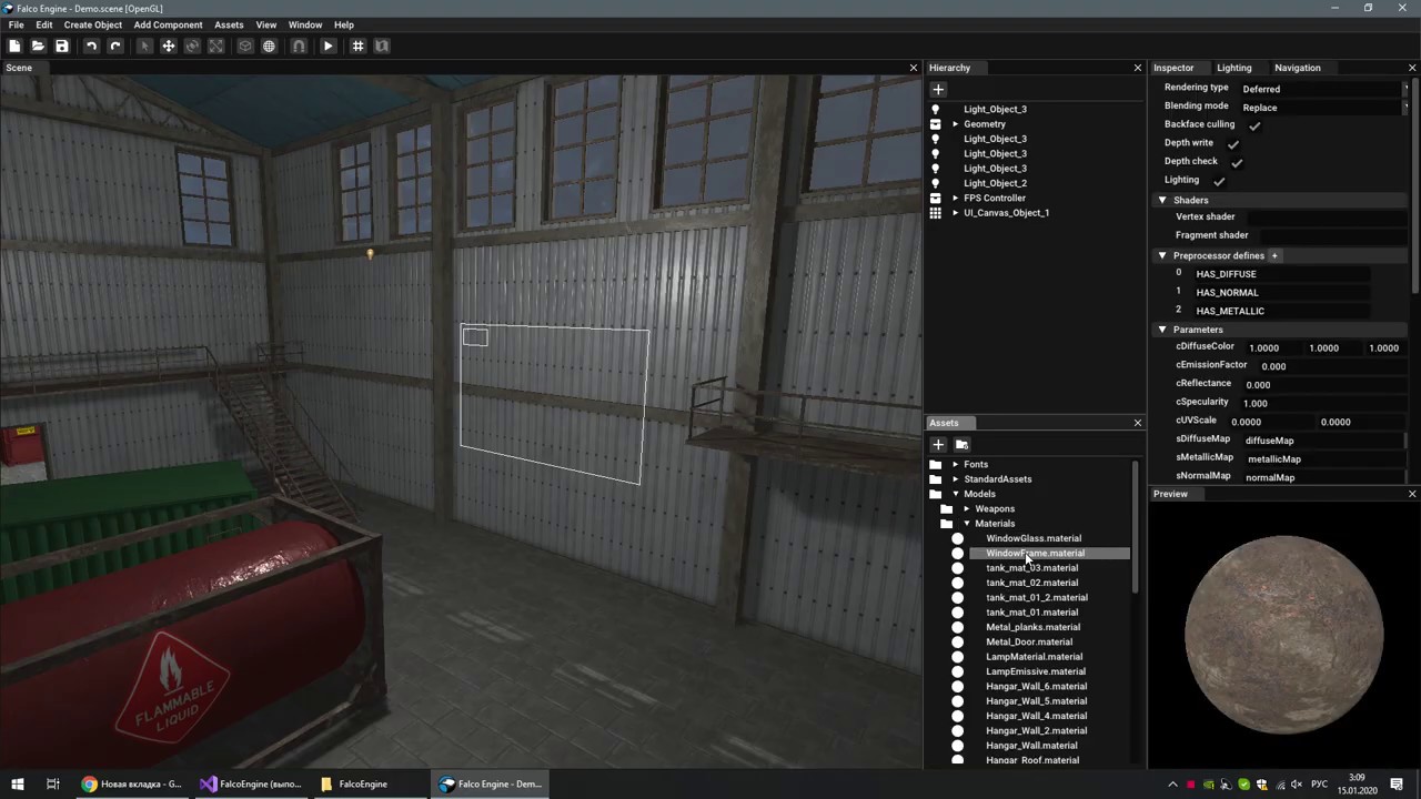 Falco Engine - New editor UI - YouTube