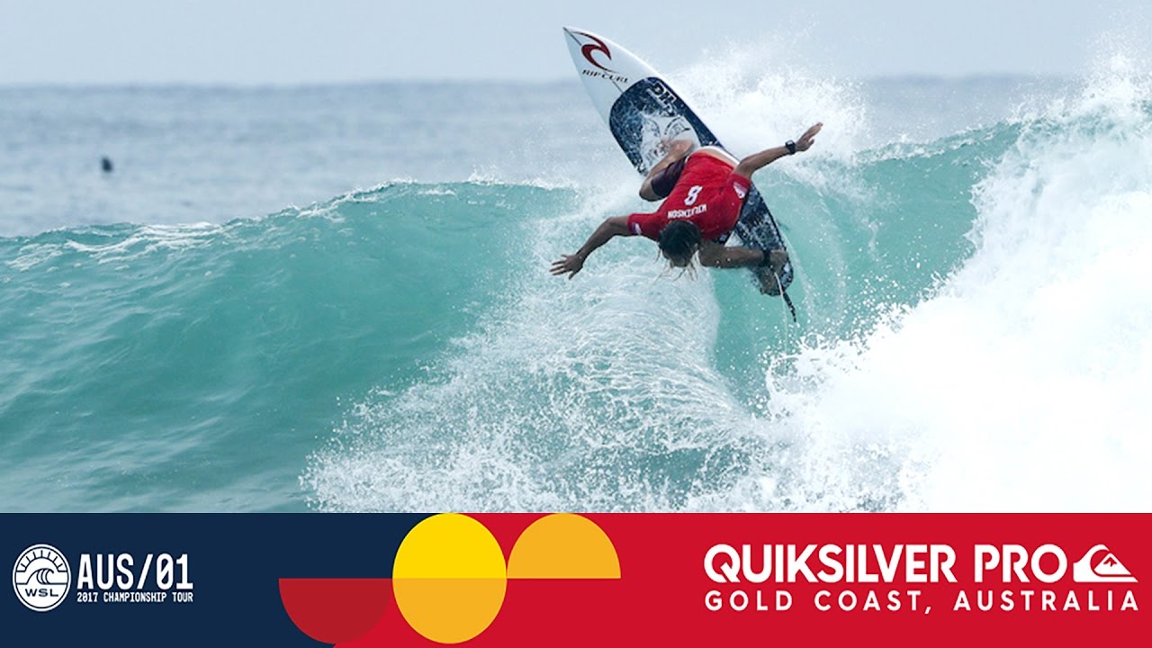 Round One, Heat 2 Recap - Quiksilver Pro Gold Coast 2017 - YouTube