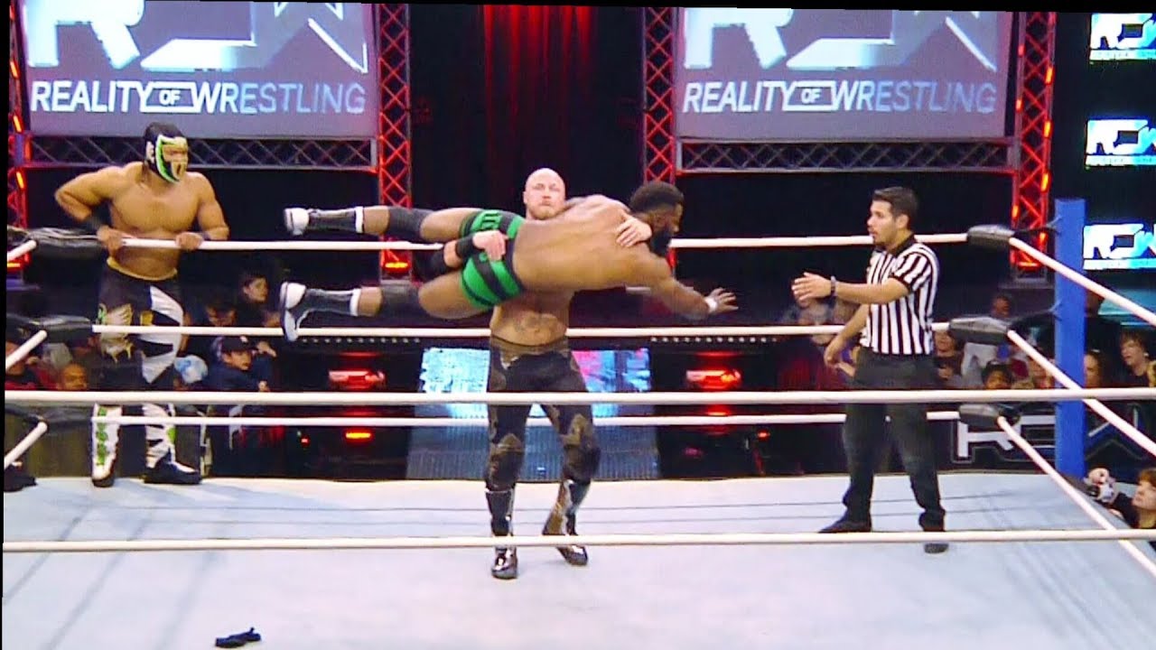 Hawx Aerie vs Terrale Tempo & Mysterious Q (FULL MATCH) Reality of ...