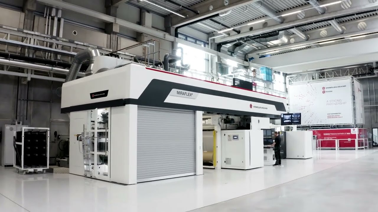 W&H MIRAFLEX II - the best selling flexo press worldwide - YouTube