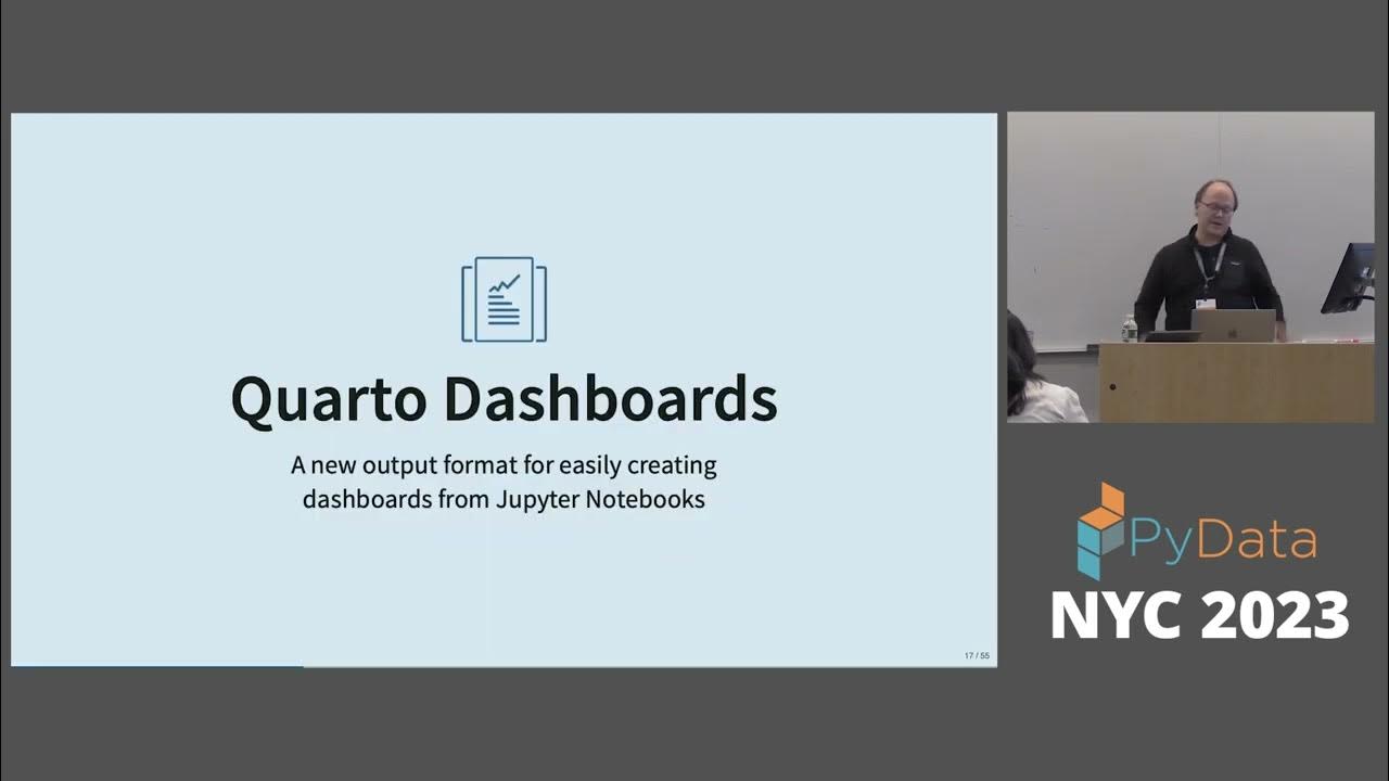 J.J. Allaire - Keynote: Dashboards with Jupyter and Quarto | PyData NYC 2023 - YouTube