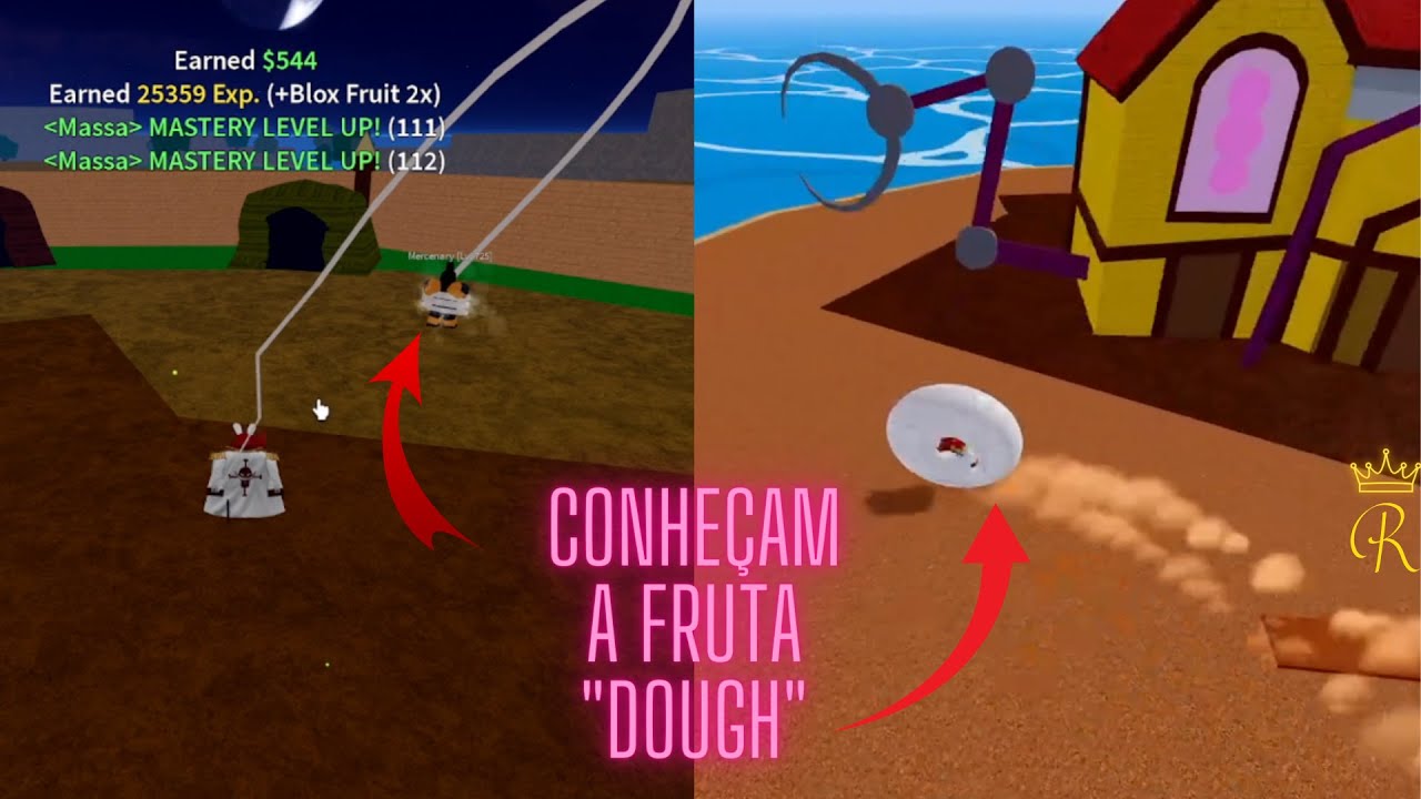 PODEROSA E LEGAL FRUTA "DOUGH" - Blox Fruit (Roblox) - YouTube
