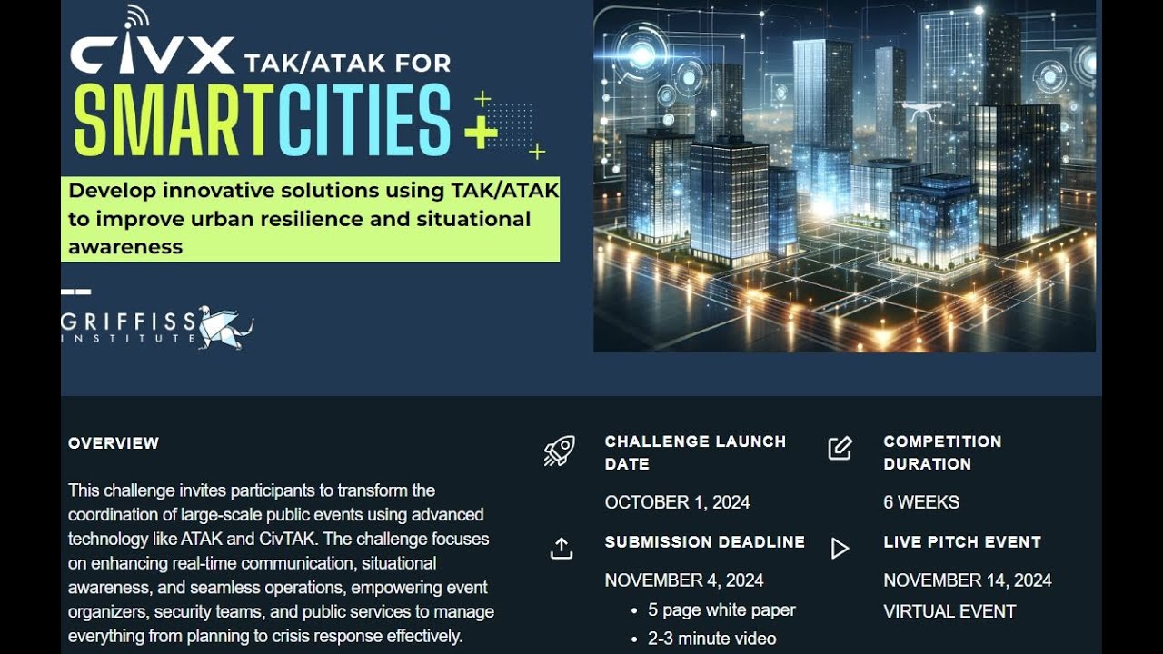 $20,000 CivTAK/Smart Cities Hackathon - YouTube