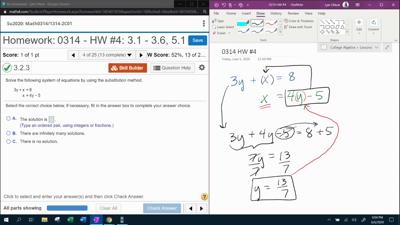 College Algebra Coreq - HW 4: Question 4 - MyLab Math - YouTube