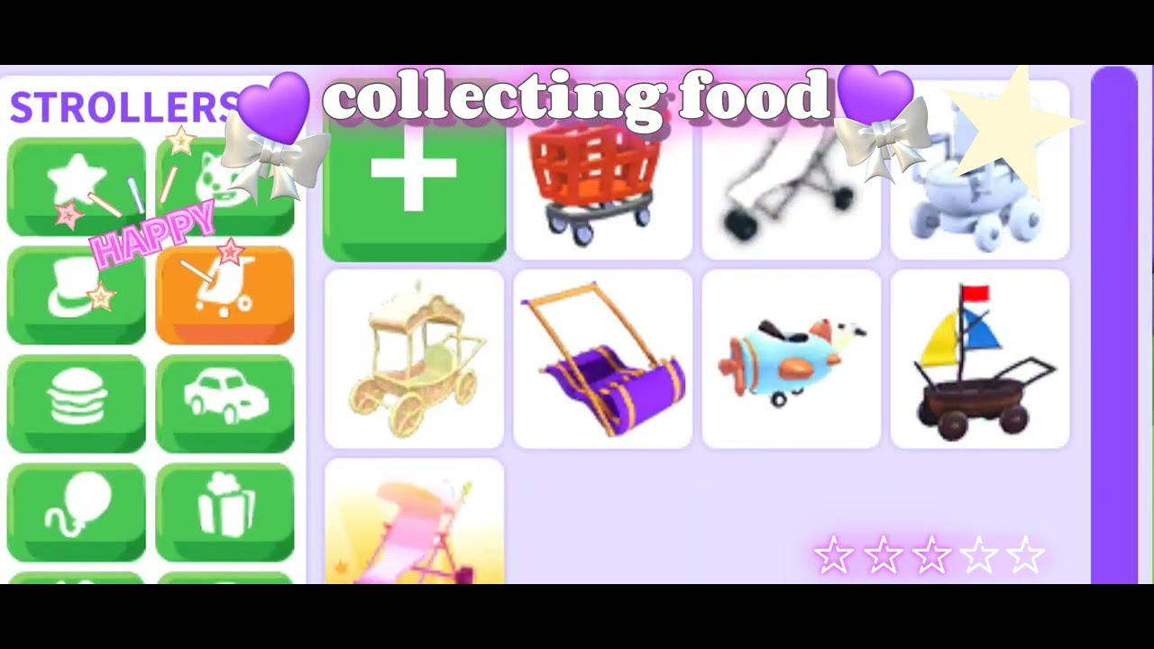 I need to collect food in adopt me💜⚡⭐🥪 - YouTube