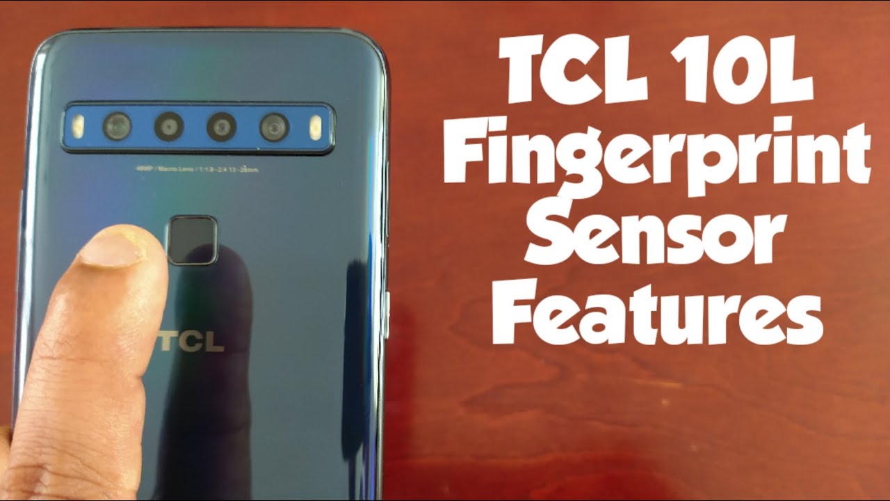 TCL 10L Fingerprint Sensor Amazing Features | WOW SO MUCH CAN BE DONE ...