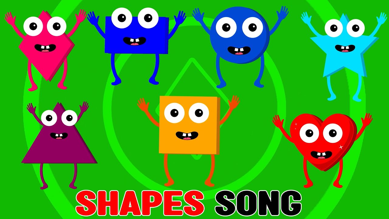 The Shapes Song | Nursery Rhymes | Shapes Nursery Rhymes With Lyrics ...