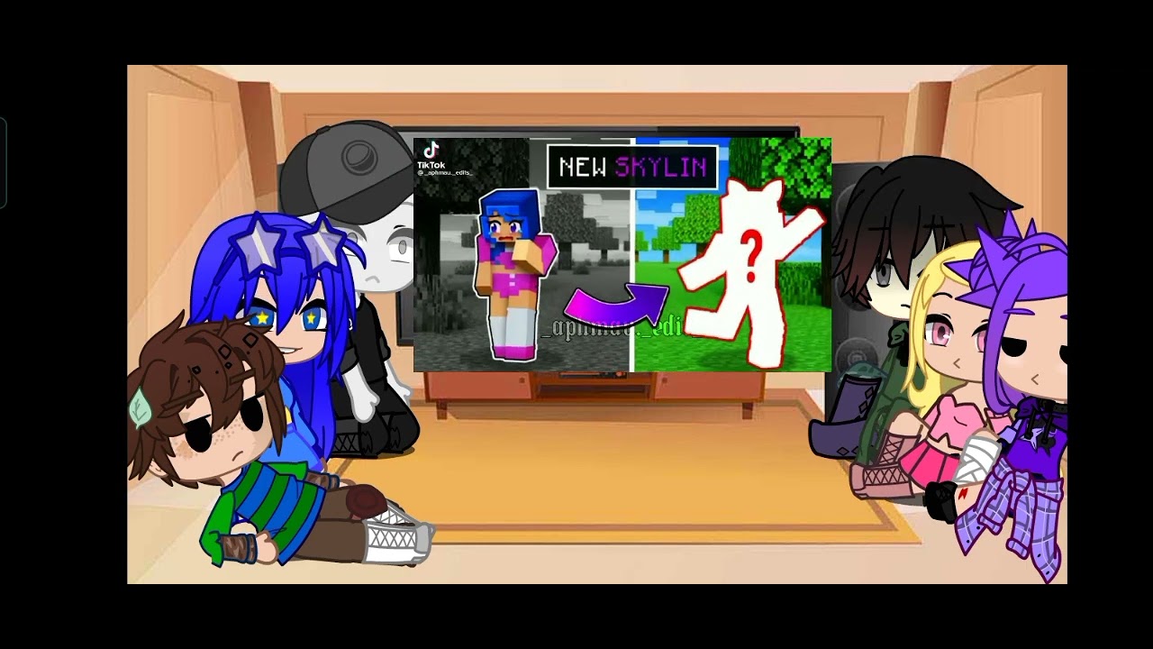 App humans/Game people reacts to Aphmau (and a bit skylin)[Don't know ...