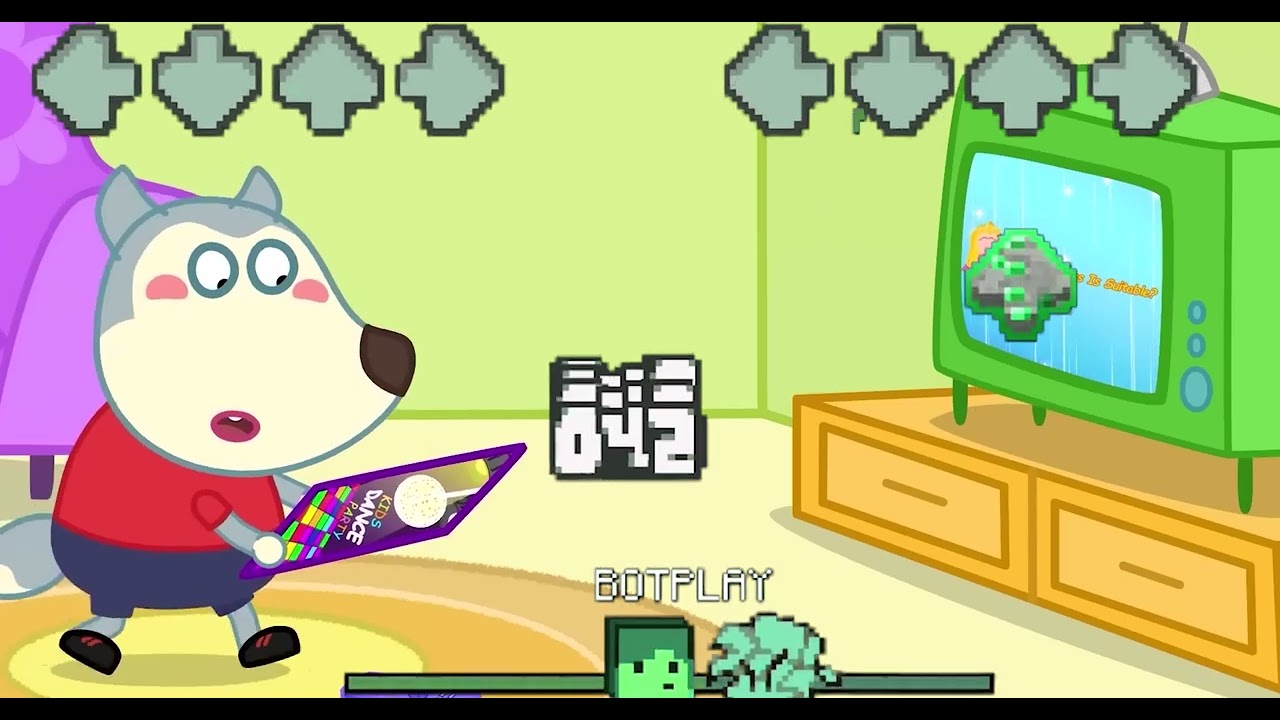 Wolfoo juega 🦋 Lucy rescata a Wolfoo de perder el color Wolfoo y ...