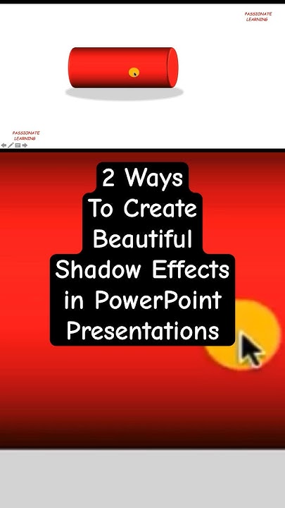 How to Create Shadow Effects in #PowerPoint #Presentations (2 Methods ...