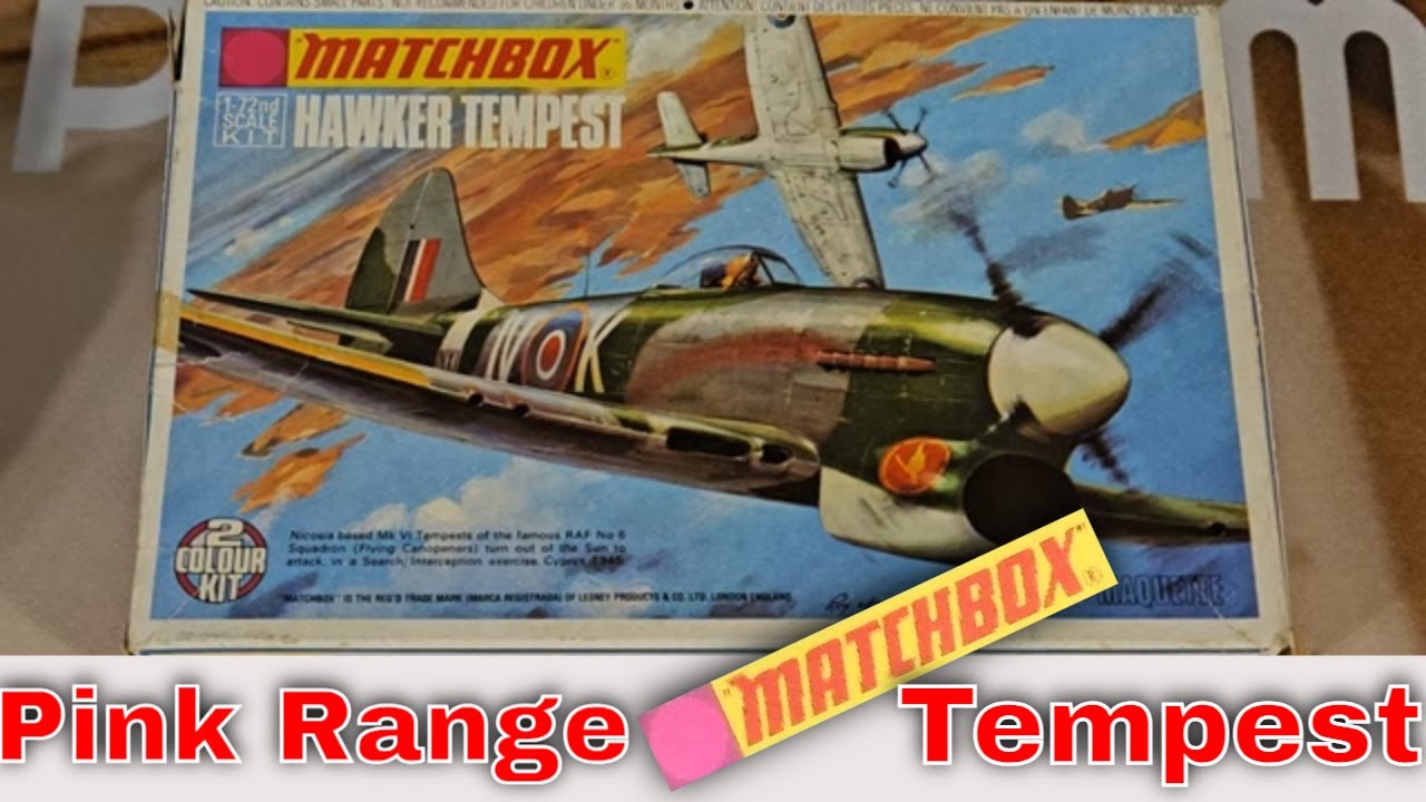 | UNBOXING | Vintage 1/72 Matchbox Hawker Tempest Mk VI. Kit PK-23 ...
