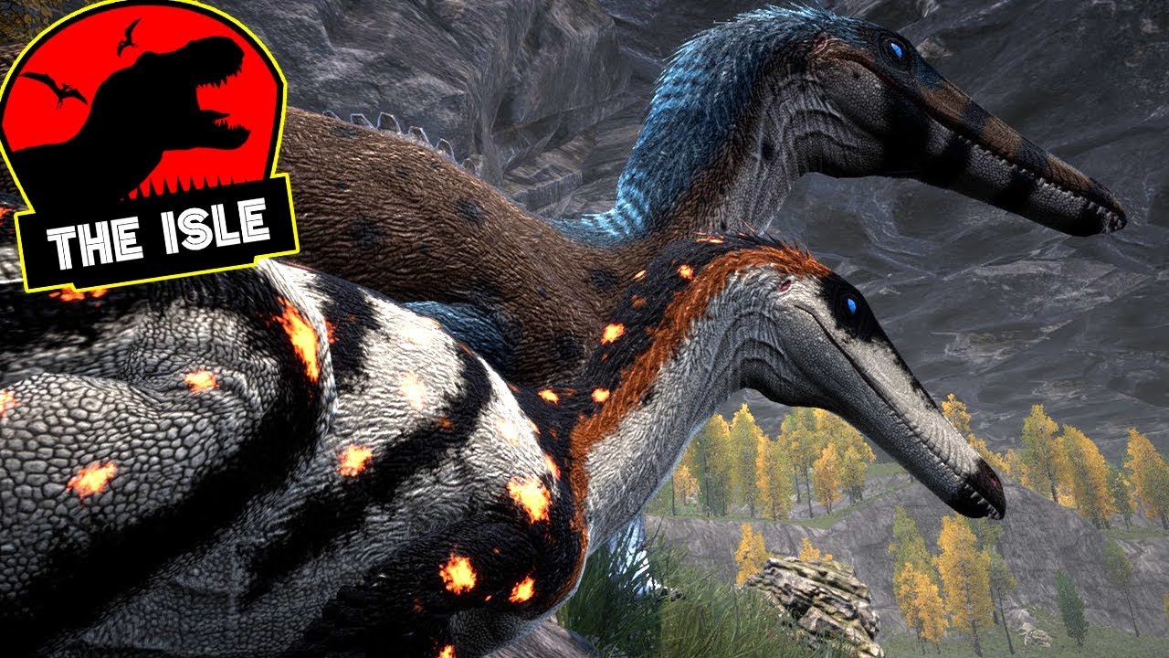 The Isle | Austroraptor de Fogo, Maior Austroraptor Existente, T-REX vs ...