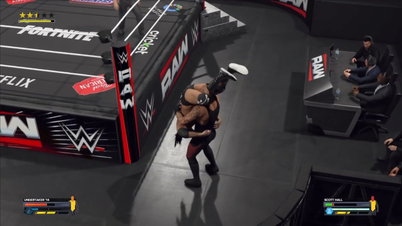 WWE 2K24 MyUniverse RAW Undertaker Vs. Scott Hall - YouTube