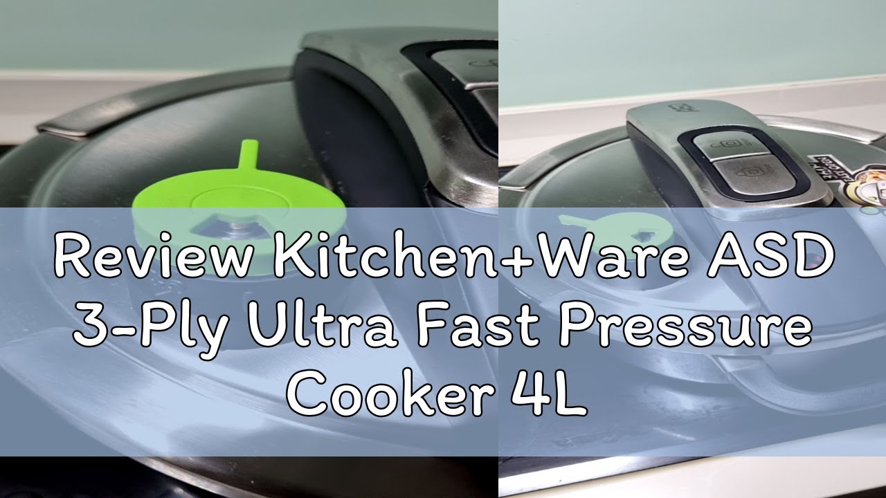 Review Kitchen+Ware ASD 3-Ply Ultra Fast Pressure Cooker 4L / 6L / 8L ...