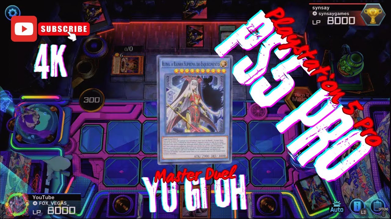 🚨PS5 PRO 4K🚨 YU GI OH MASTER DUEL - FOX_VEGAS_ - PLAYSTATION 5 PRO 4K ...