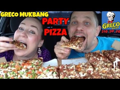 HOW TO ENJOY A GRECO PARTY PIZZA - YouTube