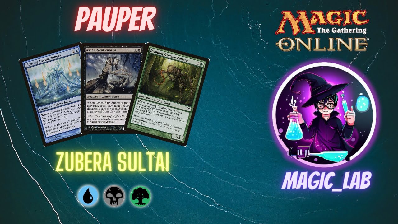 Zubera Sultai I MOL (MTG ONLINE) I Pauper I Deck Tech I Game Play - YouTube
