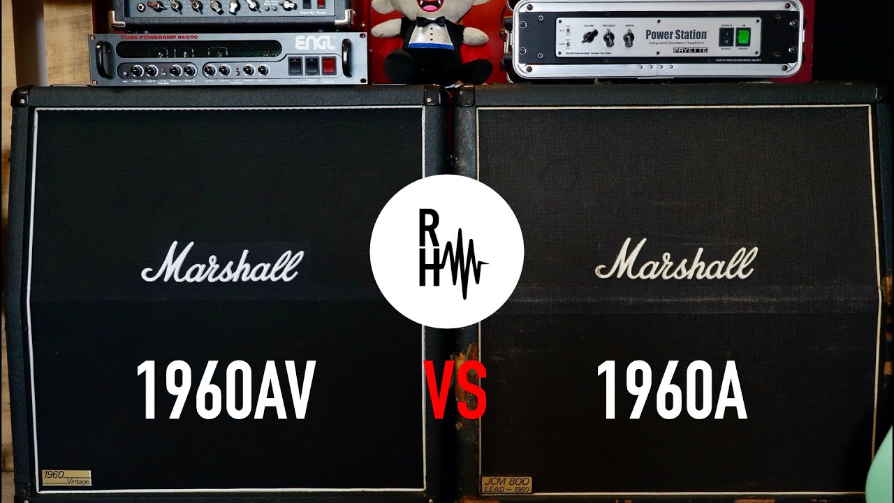 Marshall 1960A vs 1960AV Speaker Cabs - YouTube