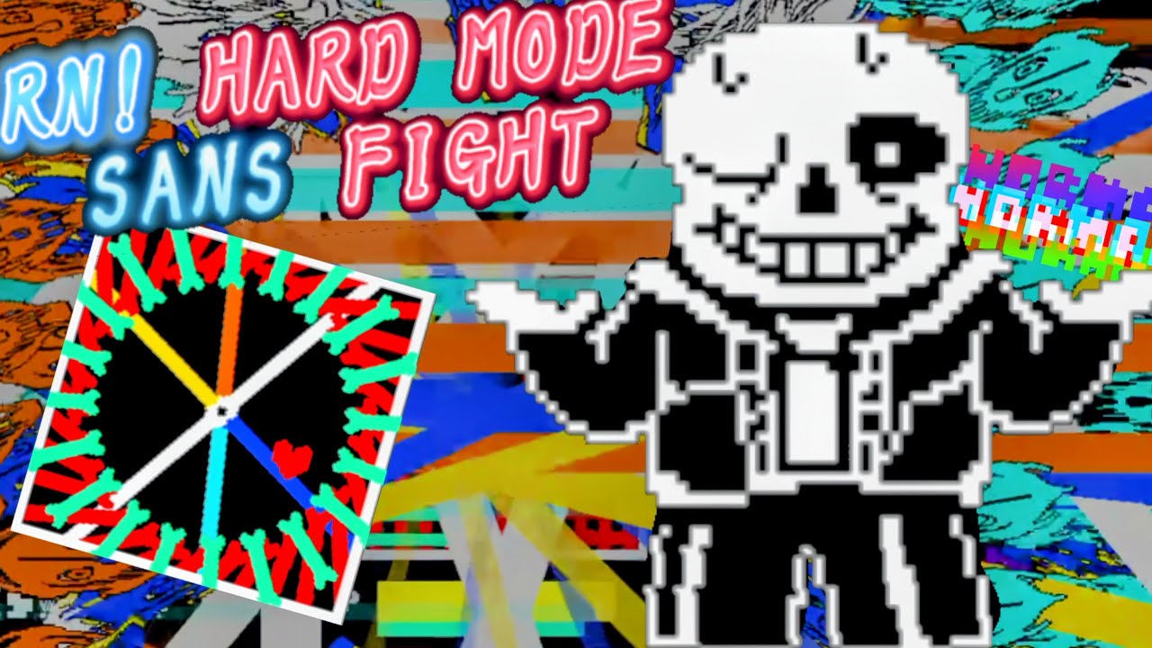 RN! hard mode sans phase1-2 full fight release!!! - YouTube
