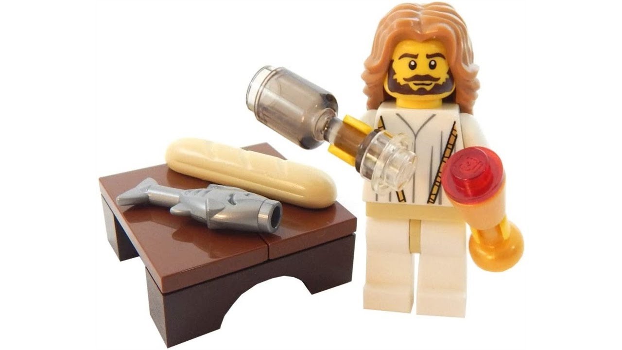 LEGO Christmas Jesus Christ Water Wine and Bread Fish Toy - Custom ...