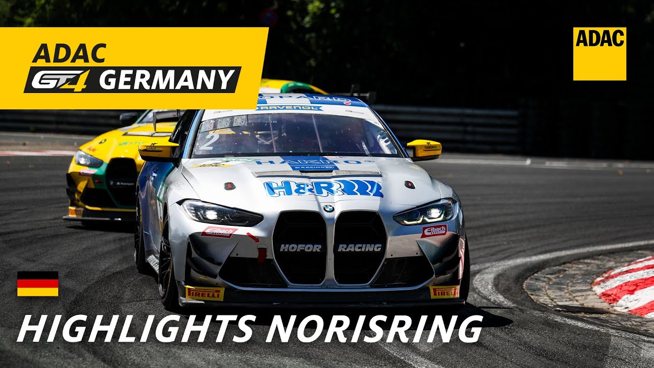 Highlights ADAC GT4 Germany Norisring | Rennen 1 | Deutsch | ADAC ...