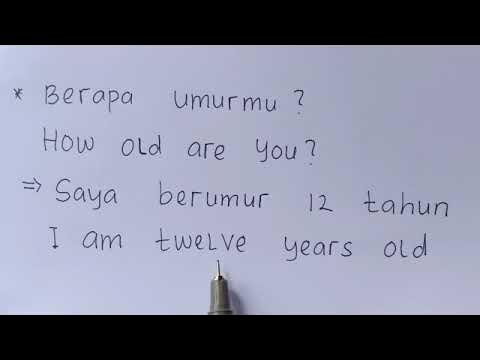 Pemula harus tau cara menjawab 'How old are you ?' - YouTube