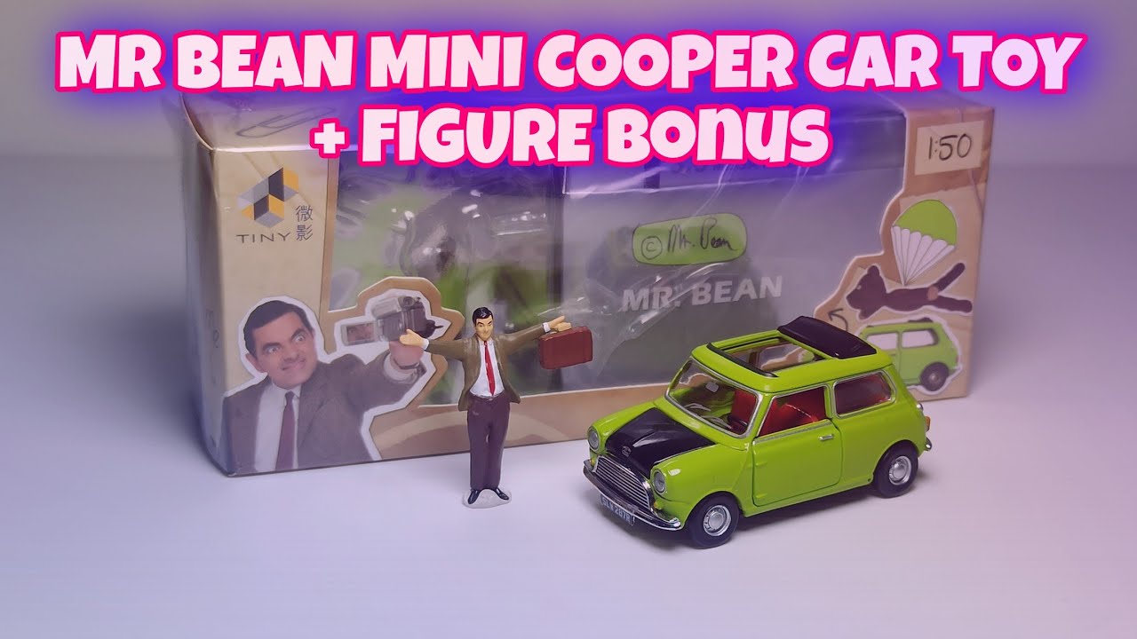 Mr Bean Car Model Austin Mini Cooper with figure bonus | Unboxing ...