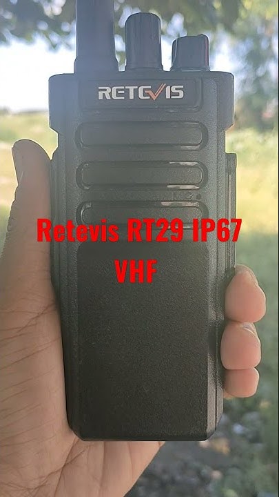 Retevis RT29 IP67 TARCOM 144.980 - YouTube