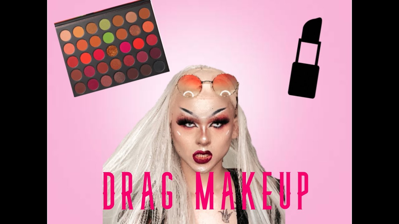 DRAG MAKEUP | Bald High Ponytail Fish - YouTube