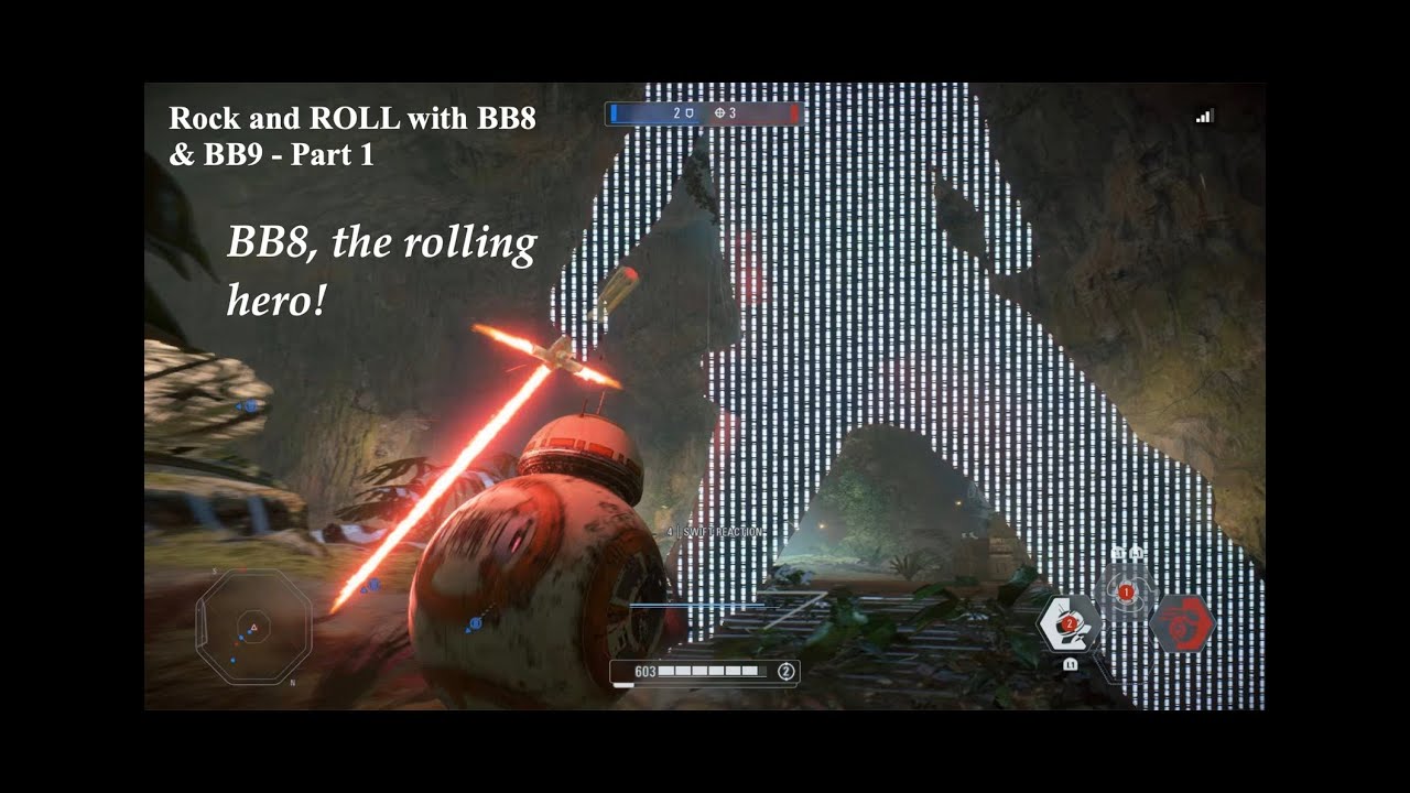 STAR WARS Battlefront II - BB8, the rolling hero! - Rock and ROLL with ...