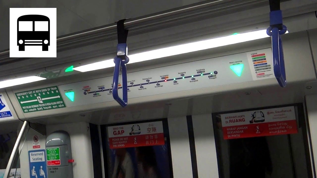 SBS Transit C751C Shanghai Alstom Metropolis - Woodleigh to Serangoon ...