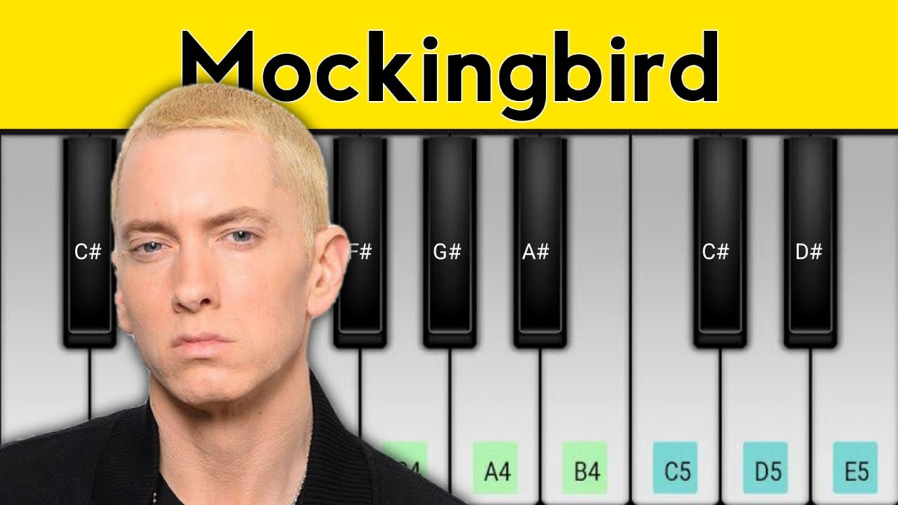 Mockingbird Piano Tutorial | Eminem - YouTube