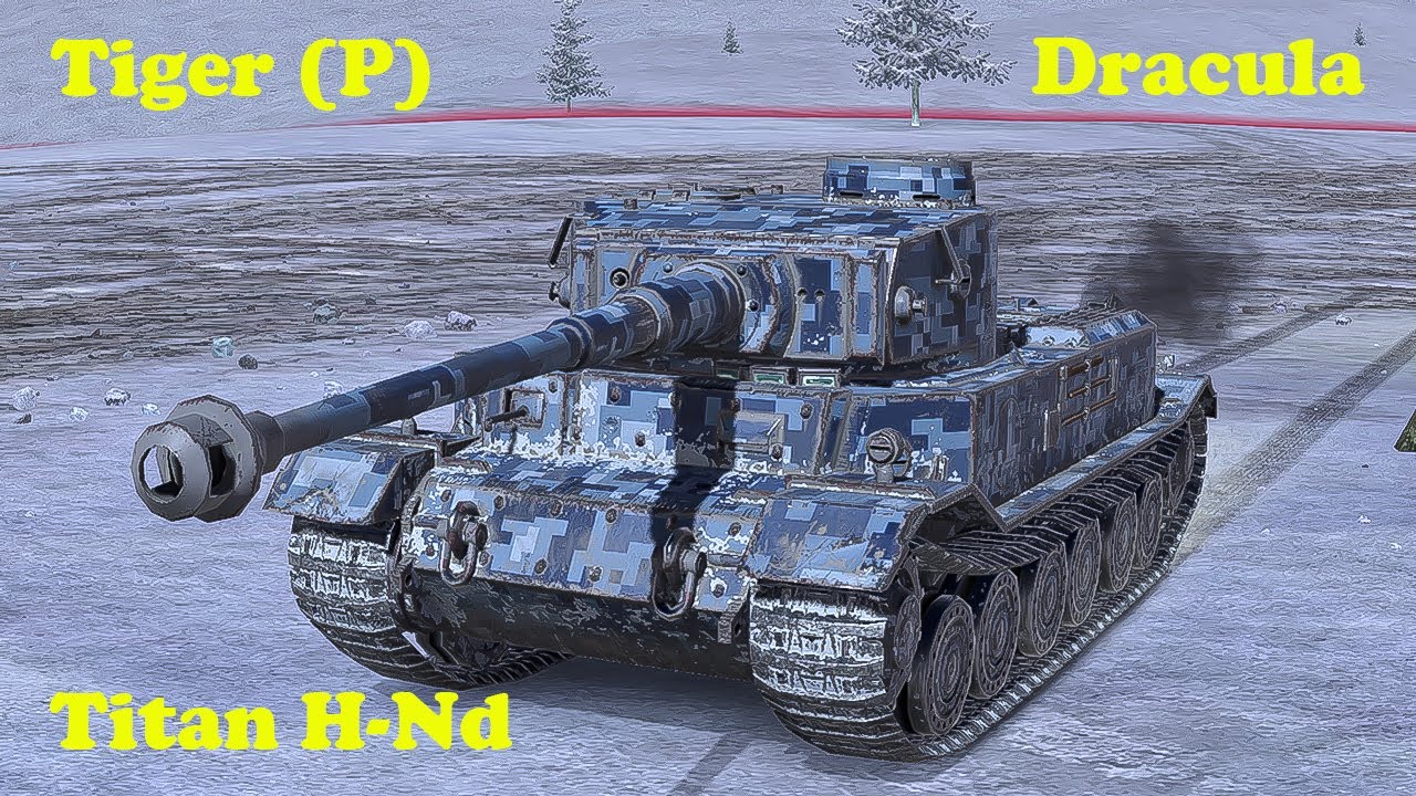Tiger (P) Dracula Titan H-Nd - WoT Blitz UZ Gaming - YouTube