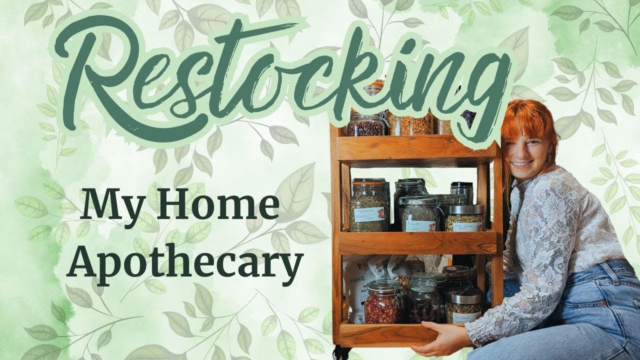 Restocking my home apothecary 🌱 - YouTube