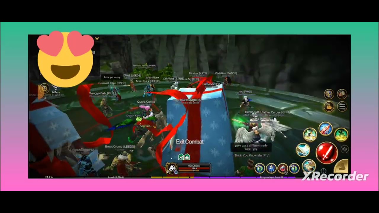 Gift'thulu spawns with the AQ3D community. - YouTube