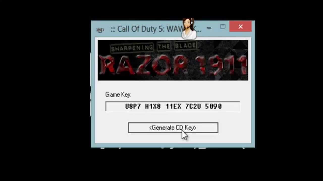 Call of Duty World at War (key codes) - YouTube