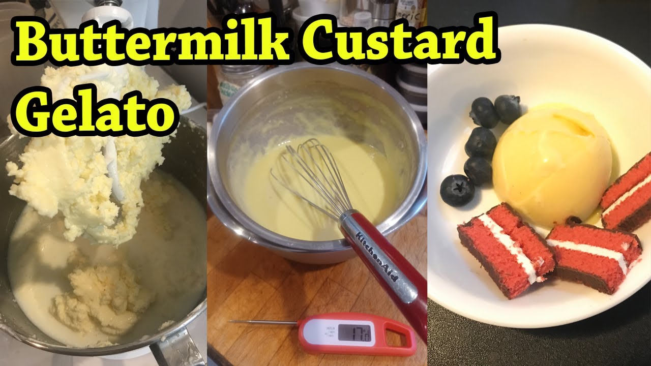 Buttermilk Custard Gelato | Perfect texture without specialty ...