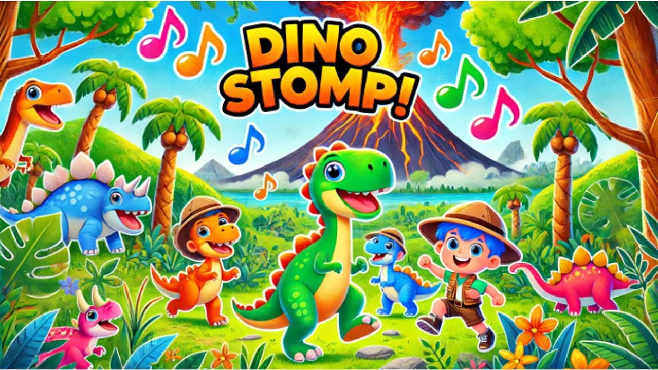 Dino Stomp | Learn About Dinosaurs | Kids Songs - YouTube