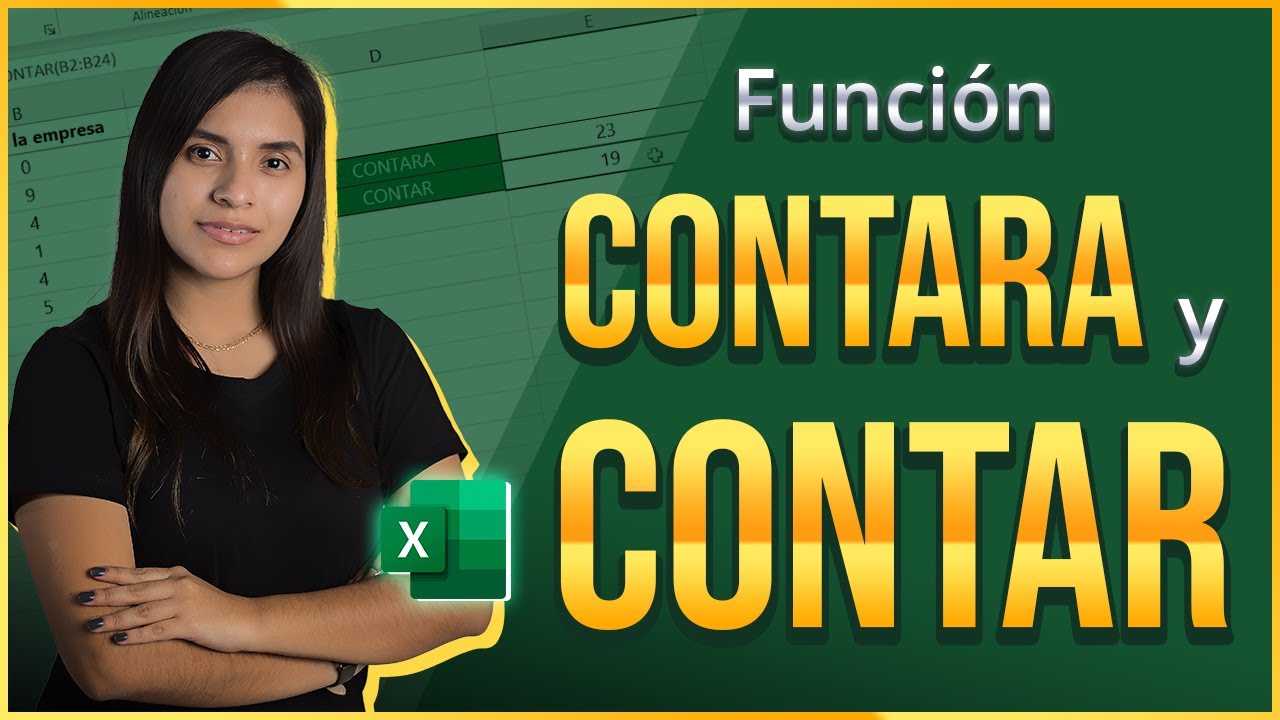 Cómo Utilizar Las Funciones CONTARA y CONTAR en Excel (SIN ...