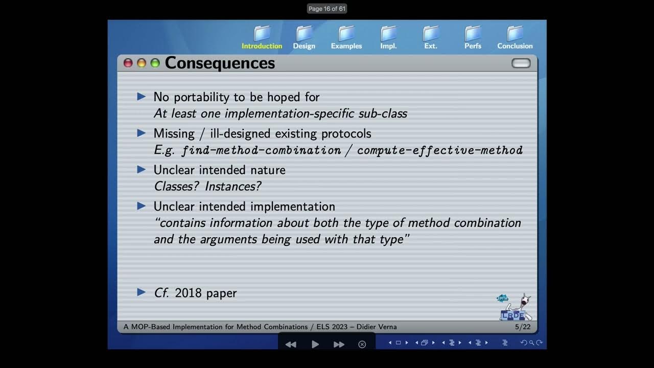A MOP-Based Implementation for Method Combinations - YouTube
